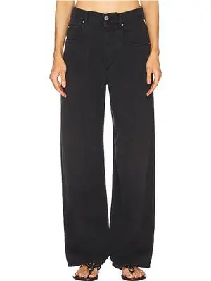 Isabel Marant Rodayna Wide Leg - Faded Black