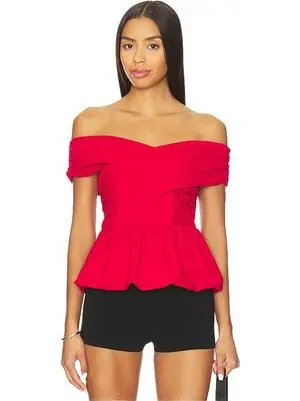 Astr The Label Tennille Top - Red
