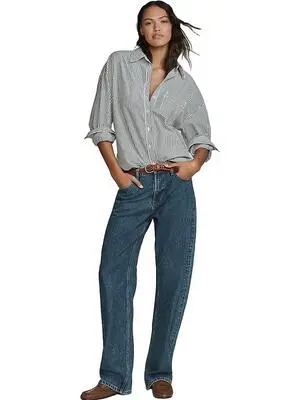 EB DENIM Alida High-rise Bowed Jeans - Lenox