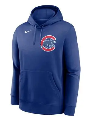 Nike Dansby Swanson Chicago Cubs Club Mlb Pullover Hoodie - Blue