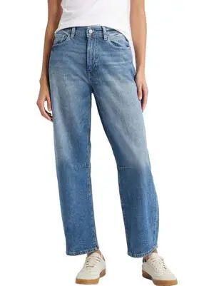 WARP + WEFT Bna Soft Curve Barrel Jeans
