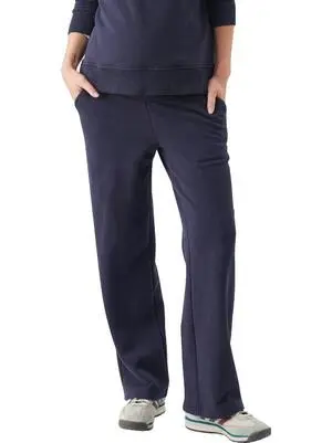RIPE MATERNITY Relaxed Fit Fleece Jogger - Navy