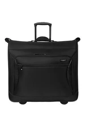 WALLYBAGS 45" Premium Rolling Garment Bag With Multiple Pockets - Black