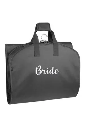WALLYBAGS 60-inch Tri-fold Travel Garment Bag - Black - B1, Bride