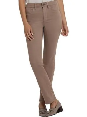 NYDJ Marilyn High Rise Straight Jeans - Elmwood