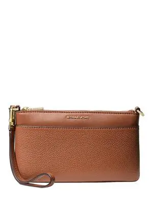 Michael Kors Jet Set Medium Top Zip Convertible Wristlet - Luggage