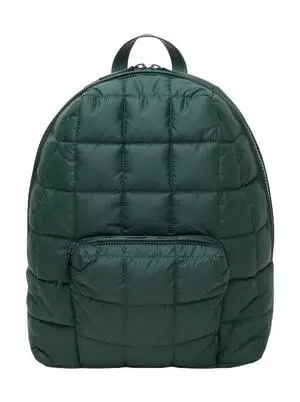 VEECOLLECTIVE Porter Quilted Recycled Nylon Backpack - Bottle Green