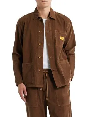 SERVICE WORKS Organic Cotton Corduroy Chore Coat - Bark