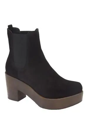 PEDRO GARCIA Dalmi Platform Chelsea Boot - Black