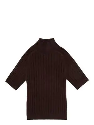 Deluc Oliver Rib Turtleneck Sweater - Cacao