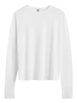 TOTEME Classic Long-sleeve Tee - White