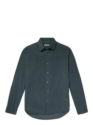 Canali Cotton-corduroy Shirt - Gray