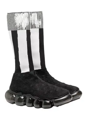GROUNDS X Bernhard Wilhelm Jewelry Stripe Sneakers - Black