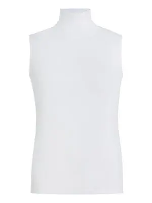 FLORE FLORE Dinah Cotton Tank Top White