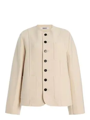 BIRROT Lay4 Crepe Jacket White
