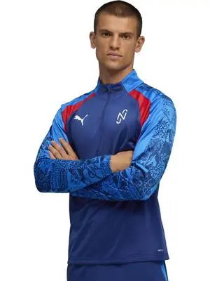PUMA Neymar Jr. Playmaker Quarter-zip Soccer Jacket - Blue