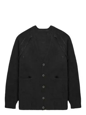 UNDERCOVERISM Buttoned Raglan-sleeve Cardigan - Black