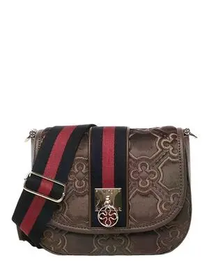 V°73 Quilted-effect Shoulder Bag - Brown