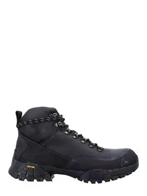 ROA Andreas Lace-up Leather Boots - Black