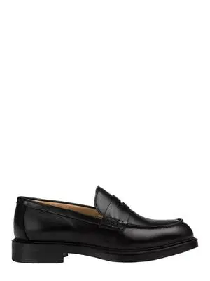 DOUCAL'S Leather Loafers - Black