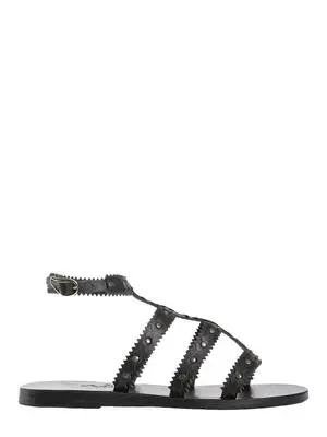 ANCIENT GREEK SANDALS Maska Studded Sandals - Black