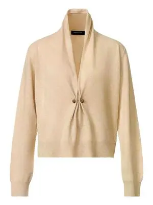 Fabiana Filippi Knotted-button Cardigan - Neutrals