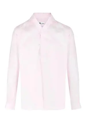 DOPPIAA Long-sleeve Linen Shirt - Pink