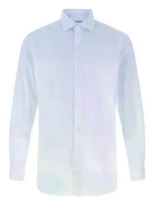Brioni Trevi Mark Long-sleeved Shirt - Blue