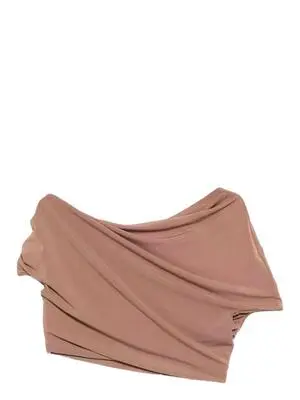 Paris Georgia Ida Draped Top - Neutrals
