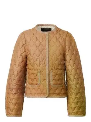Fabiana Filippi Quilted Single-breasted Puffer Jacket - Brown