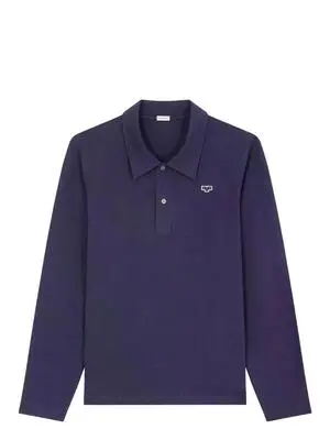 FURSAC Long-sleeve Logo Polo Shirt - Blue