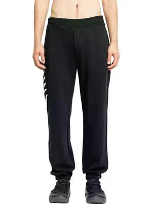 CRAIG GREEN Lace-insert Track Pants - Black