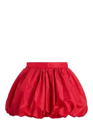 Patou Bubble Mini Skirt - Red