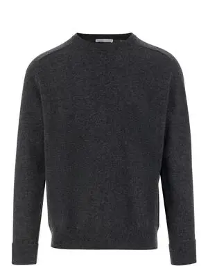 OLIVER LATTUGHI Cashmere Crew-neck Sweater - Grey