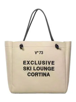 V°73 Knot-detail Tote Bag - Neutrals
