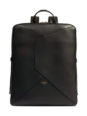 LANCEL Flap Backpack - Black