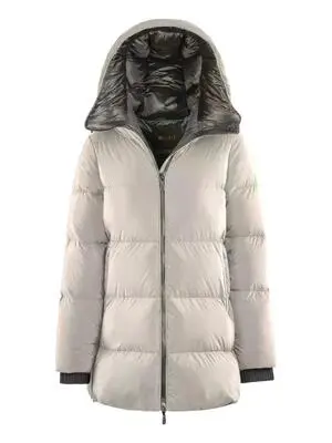 MOORER Quilted Hooded Jacket - Neutrals