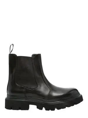 Corneliani Elasticated-panelled Chelsea Boots - Black