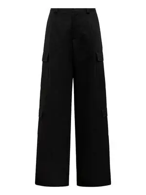 MSGM Cargo Pocket Trousers - Black