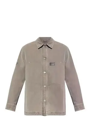 FERRAGAMO Patch-pocket Shirt - Grey