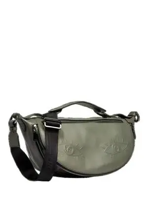 LANCEL Medium Embossed Cross Body Bag - Grey