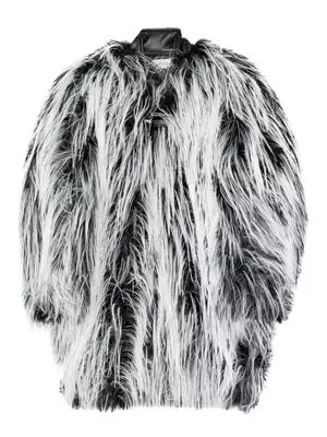 Sportmax Adesso Faux Fur Coat - Black