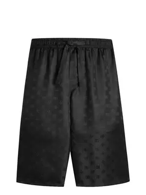Dolce & Gabbana Dg Logo Jacquard Trousers - Black