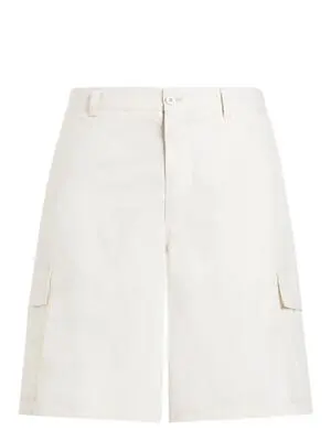 Dolce & Gabbana Cotton Poplin Cargo Shorts - Beige