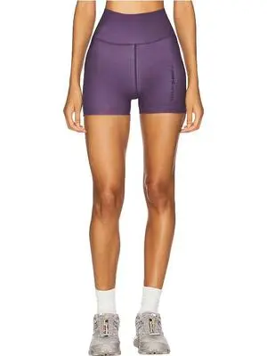 7 DAYS ACTIVE Signature Mini Shorts - Purple Plumeria
