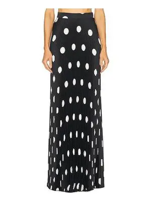 L'IDEE Gala Skirt - Polka Dot Noir