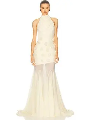 DEME BY GABRIELLA Celeste Gown - Butter Yellow