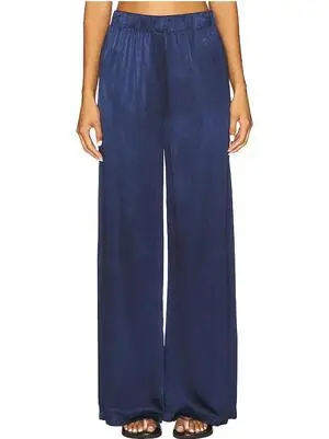Lamade Call Chill Silky Wide Leg Long Pant - Dark Night