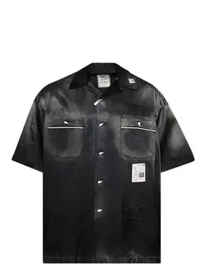 Mihara Yasuhiro Bowling Short Sleeve Shirt - Black