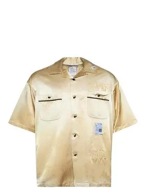 Mihara Yasuhiro Bowling Short Sleeve Shirt - Yellow